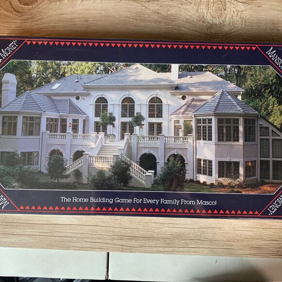 Masco | Games | Mansions Money Board Game Home Building Game By Masco ...